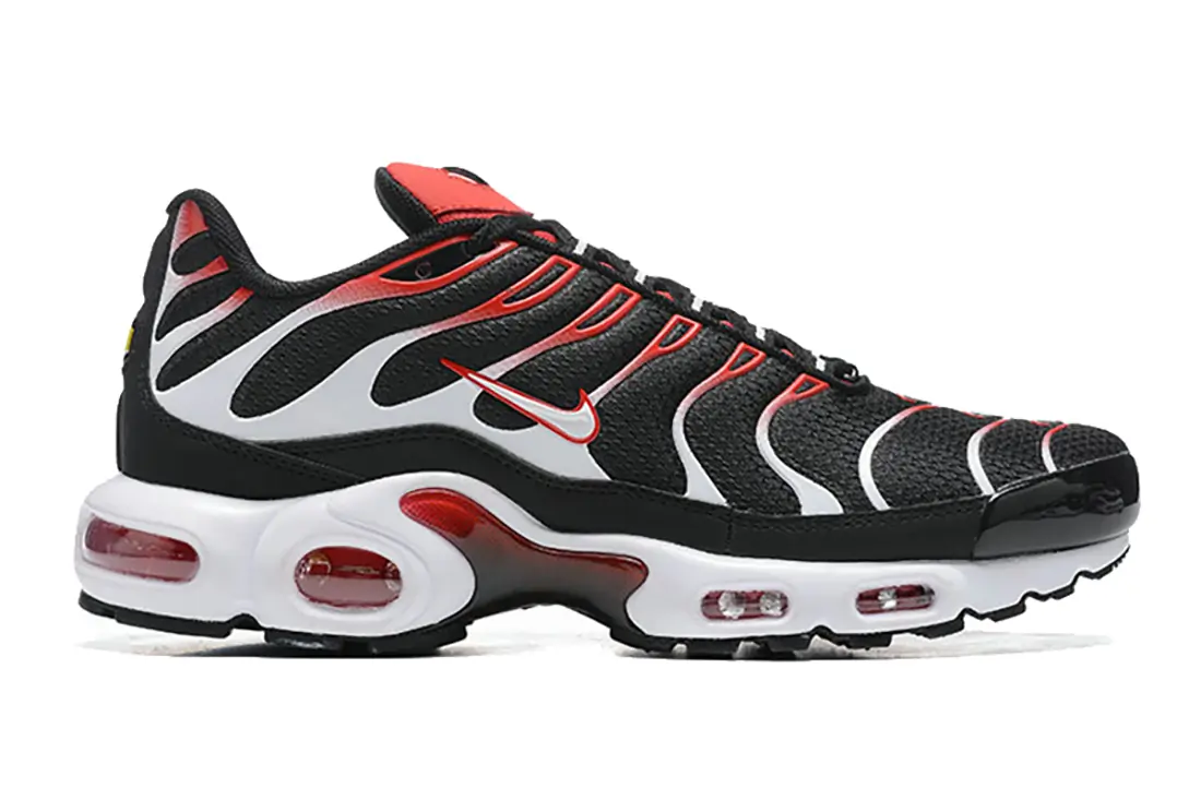 Nike Air Max Plus Tn Negro Blanco Rojo - Sneakereu