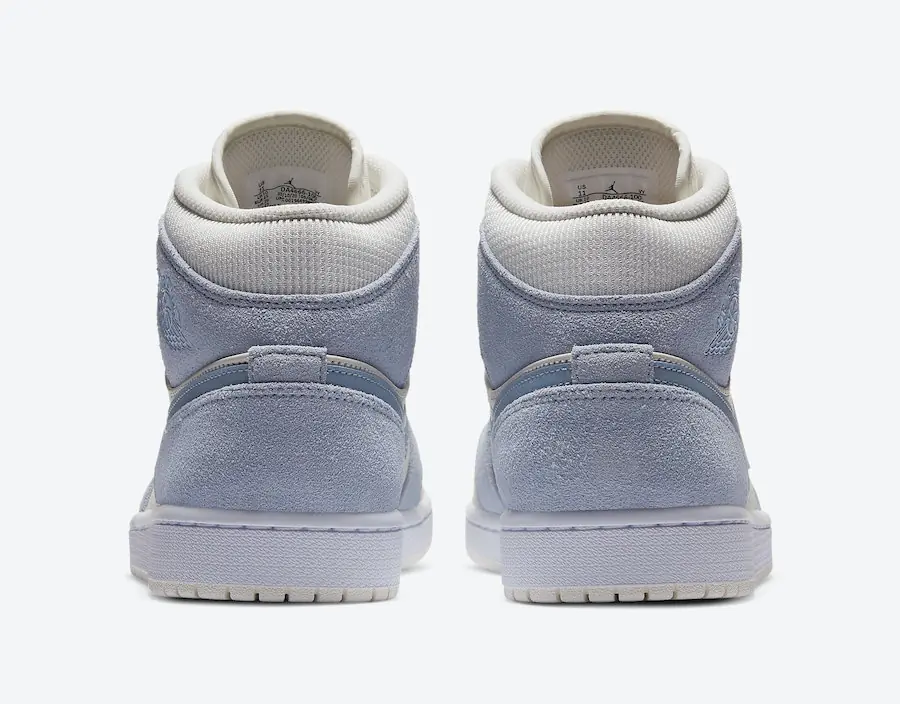 Air Jordan 1 Mid Sail Light Blue - Sneakereu