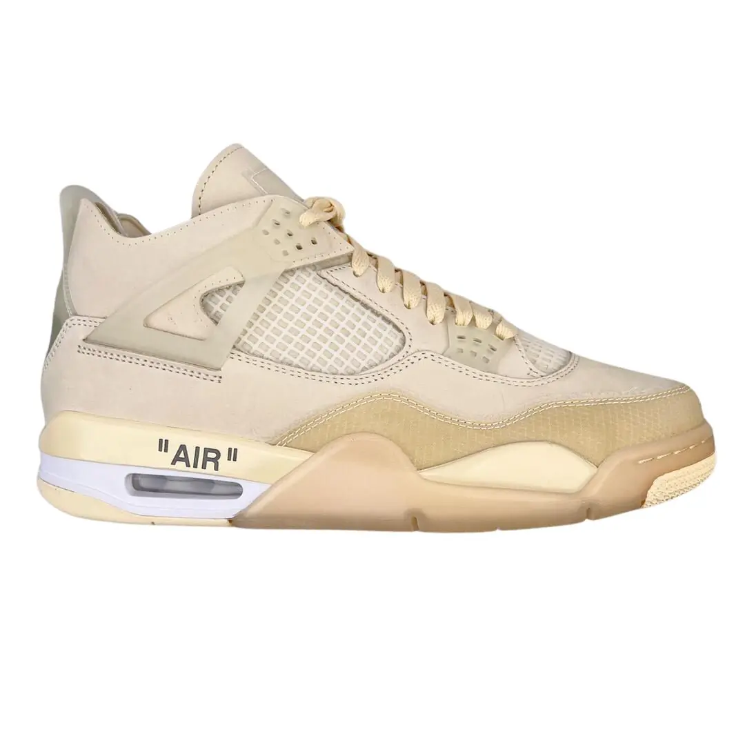 AIR JORDAN 4 OFF-WHITE SAIL BEIGE - Sneakereu
