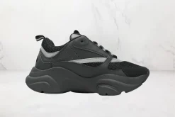 Dior B22 Noir Cuir Sneaker - Sneakereu