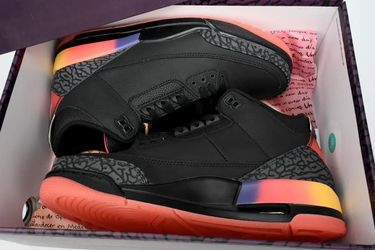 J Balvin x Air Jordan 3 Rio - Sneakereu