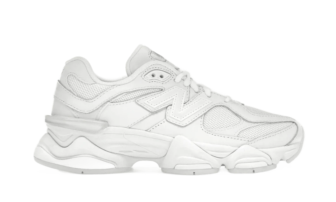 New Balance 9060 Triple White Blanche - Sneakereu