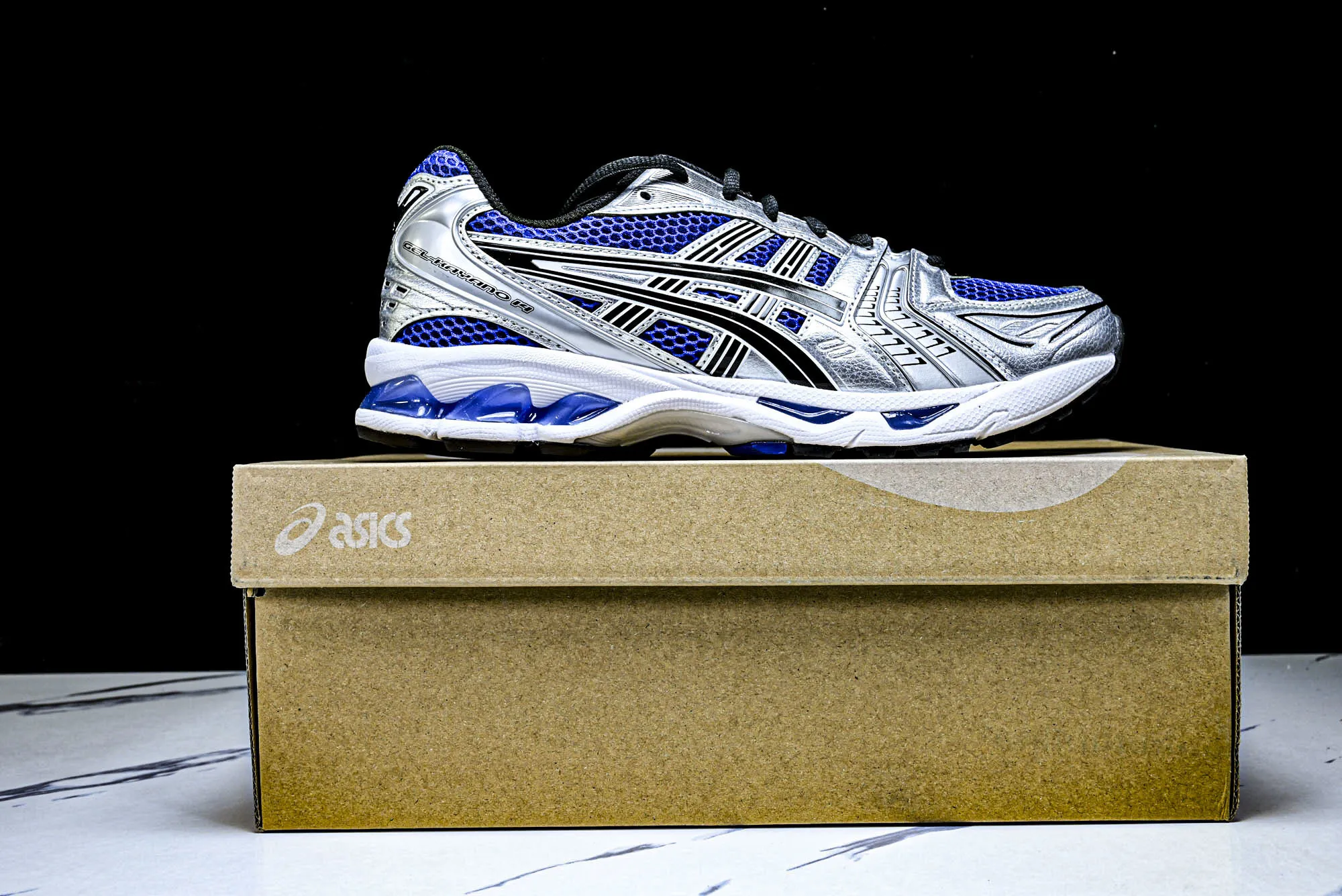 Asics Gel-Kayano 14 Monaco Blue Black - Sneakereu