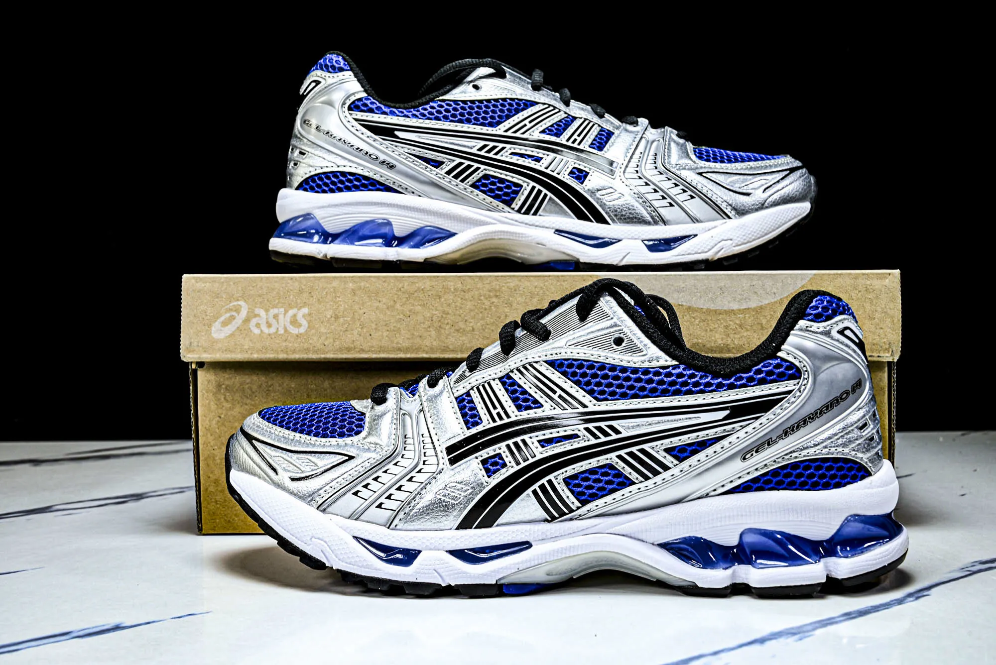 Asics Gel-Kayano 14 Monaco Blue Black - Sneakereu