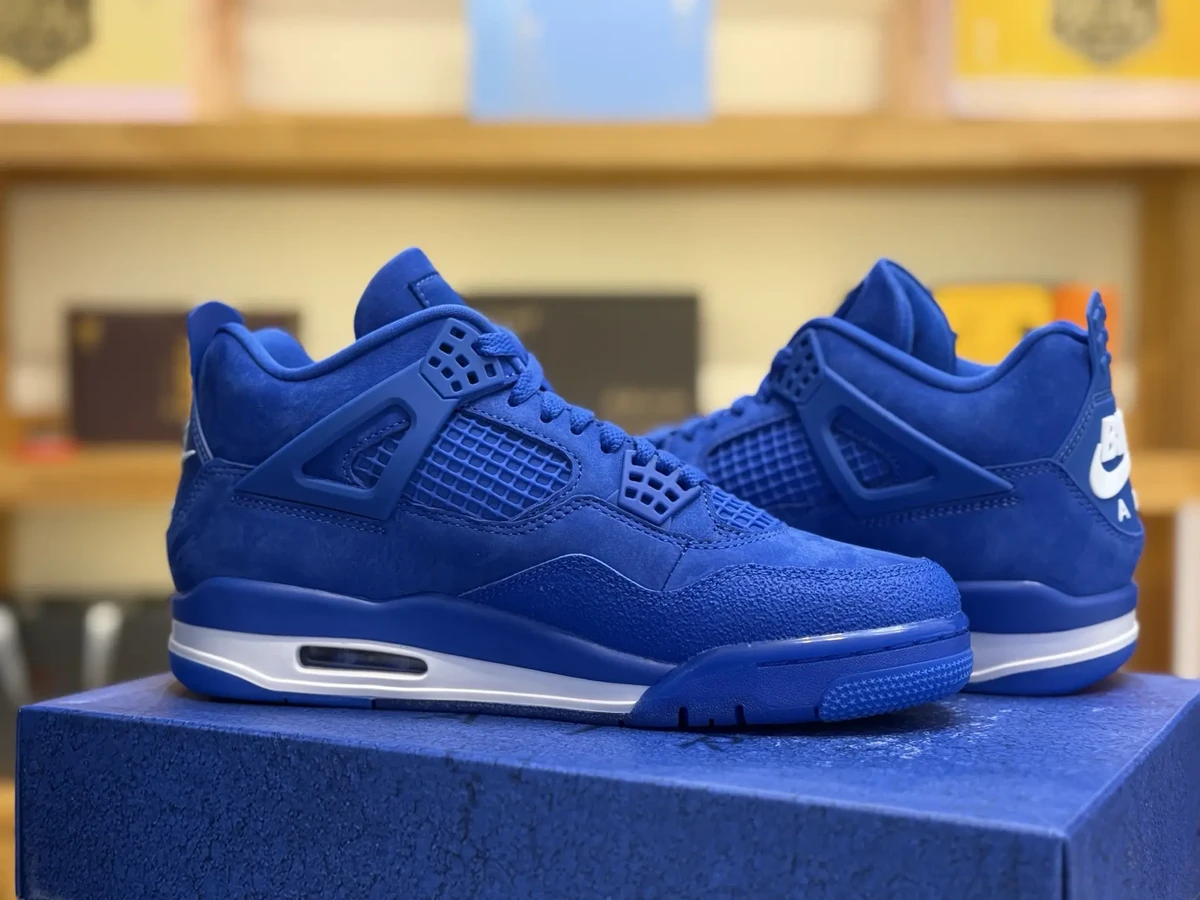 Nigel Sylvester x Air Jordan 4 Retro Blue Brick - Sneakereu